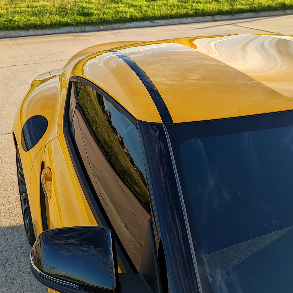 2020-2023 Toyota Supra | Roof Trim PreCut Vinyl Wrap – SlickMod
