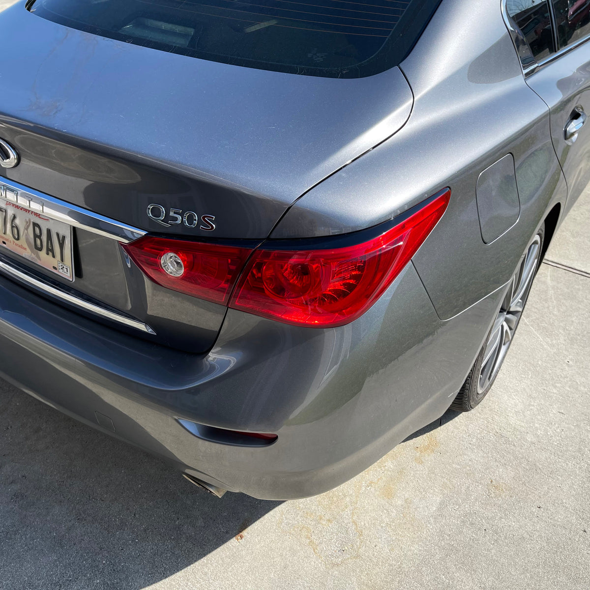2014-2017 Infiniti Q50 | Tail Light Eyelid PreCut Vinyl Overlays – SlickMod