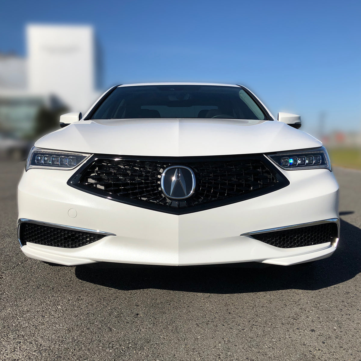 2018-2020 Acura TLX | Front Grill Trim Chrome Delete PreCut Vinyl Wrap ...