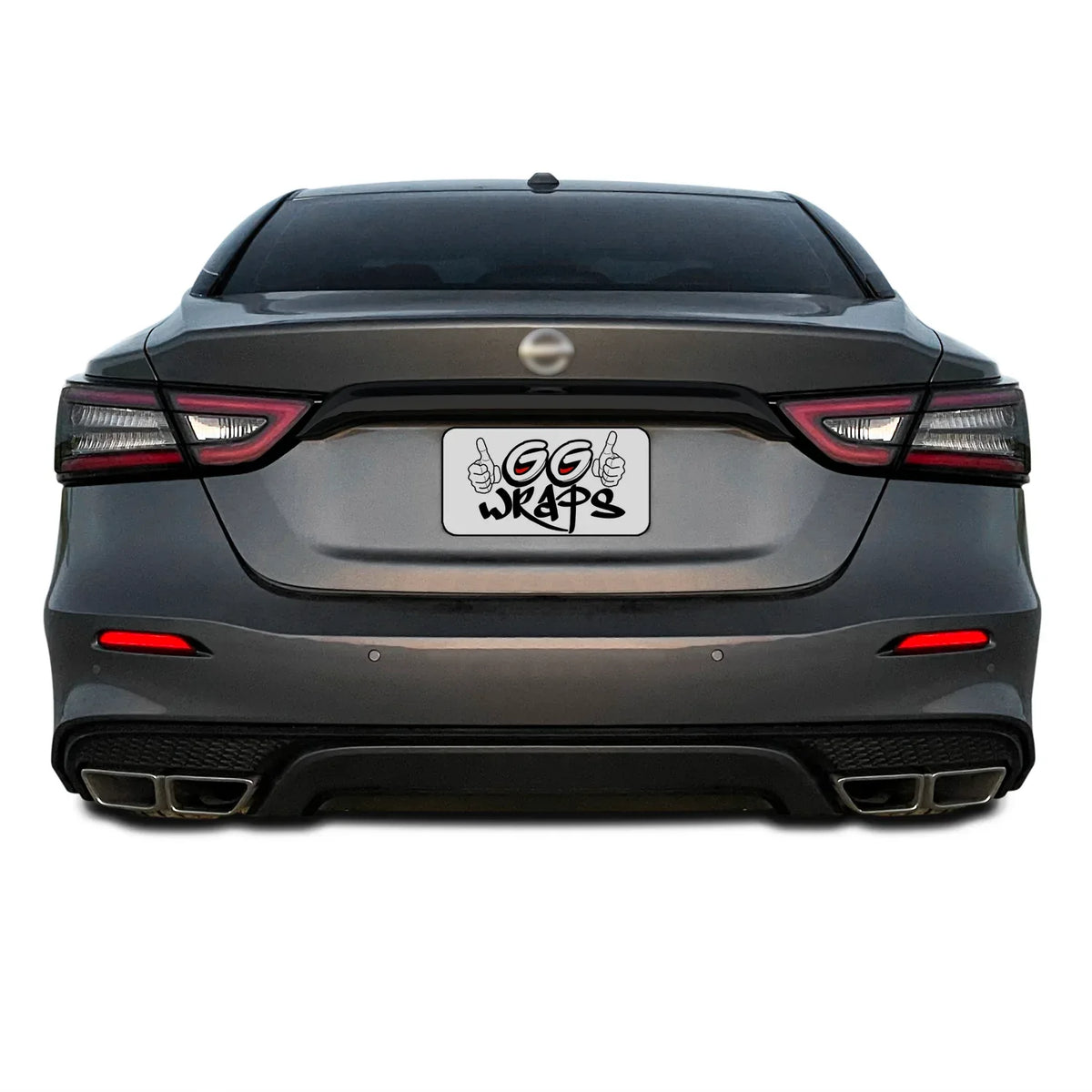 2016-2023 Nissan Maxima | Rear Trunk Trim Chrome Delete PreCut Vinyl W ...