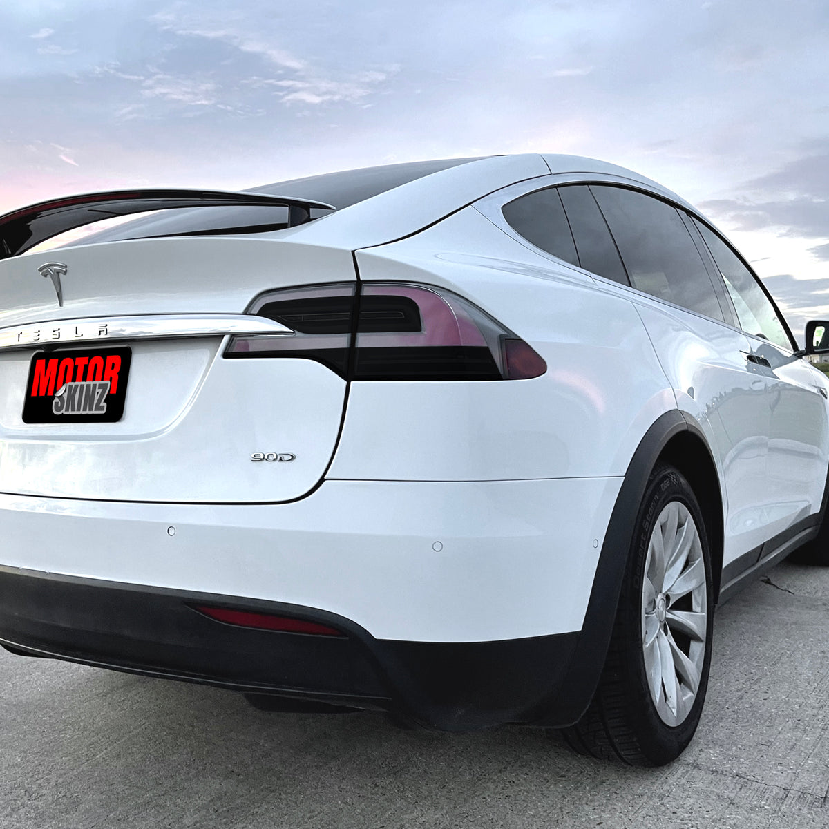 2016-2021 Tesla Model X | Tail Light Cutout PreCut Tint Overlays – SlickMod