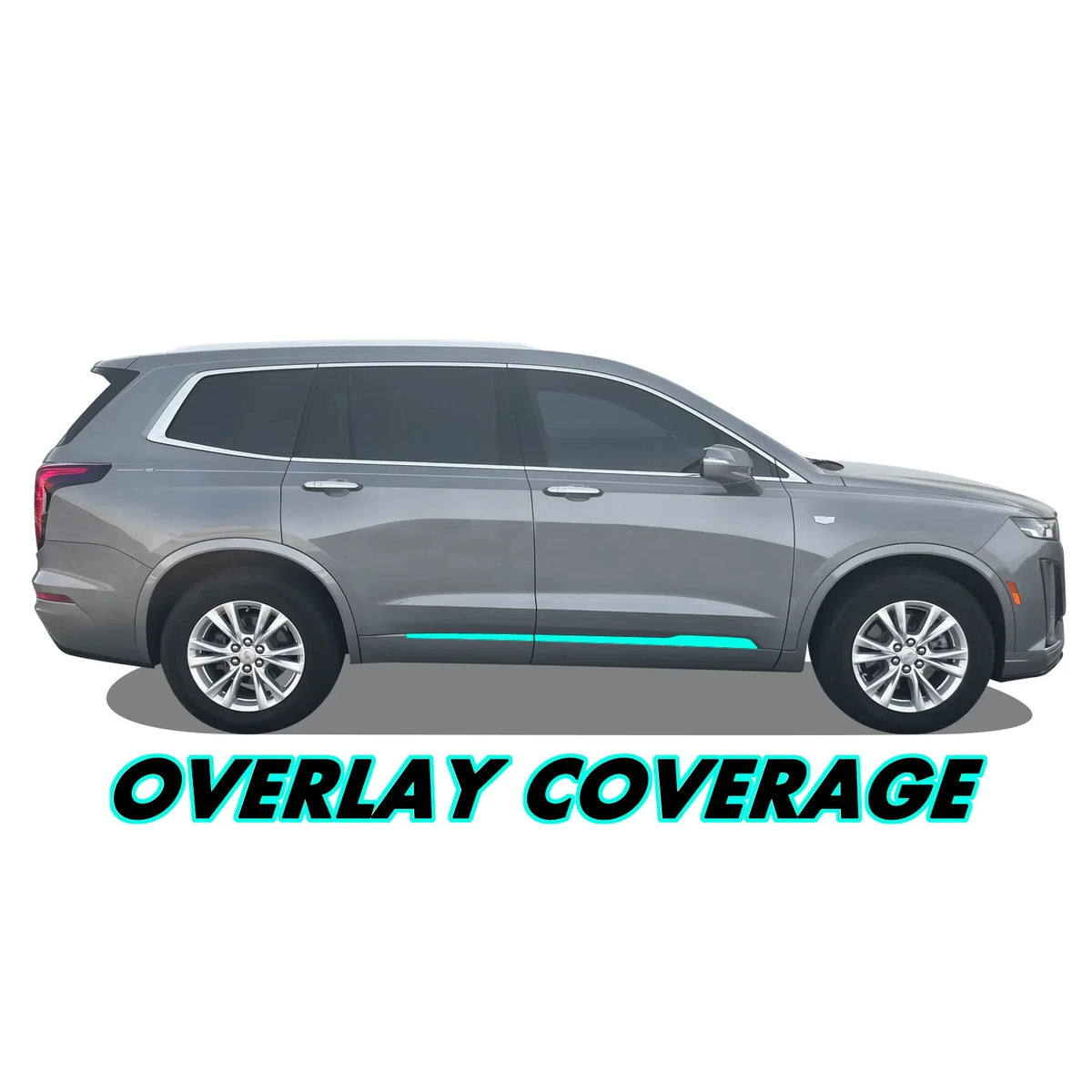 2020-2024 Cadillac XT6 | Door Molding Trim Chrome Delete PreCut Vinyl ...