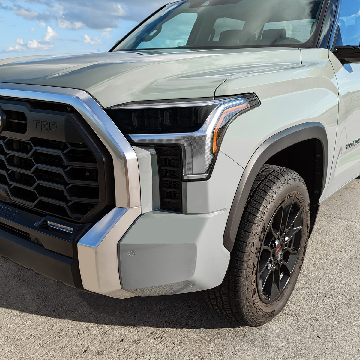 2022-2023 Toyota Tundra | Headlight Cutout PreCut Tint Overlays – SlickMod