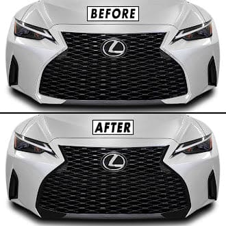 2021-2025 Lexus IS | Front Grill Trim Chrome Delete PreCut Vinyl Wrap ...