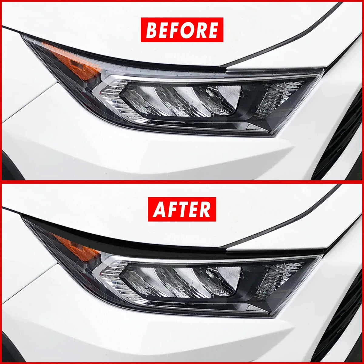 2019-2023 Toyota RAV4 | Headlight Eyelid PreCut Vinyl Overlays – SlickMod