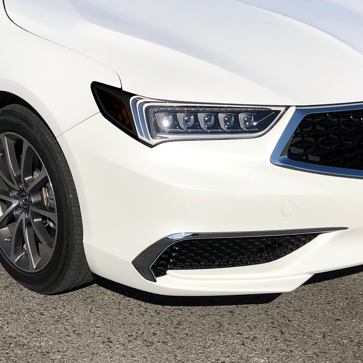 2018-2020 Acura TLX | Headlight Side Marker PreCut Tint Overlays – SlickMod