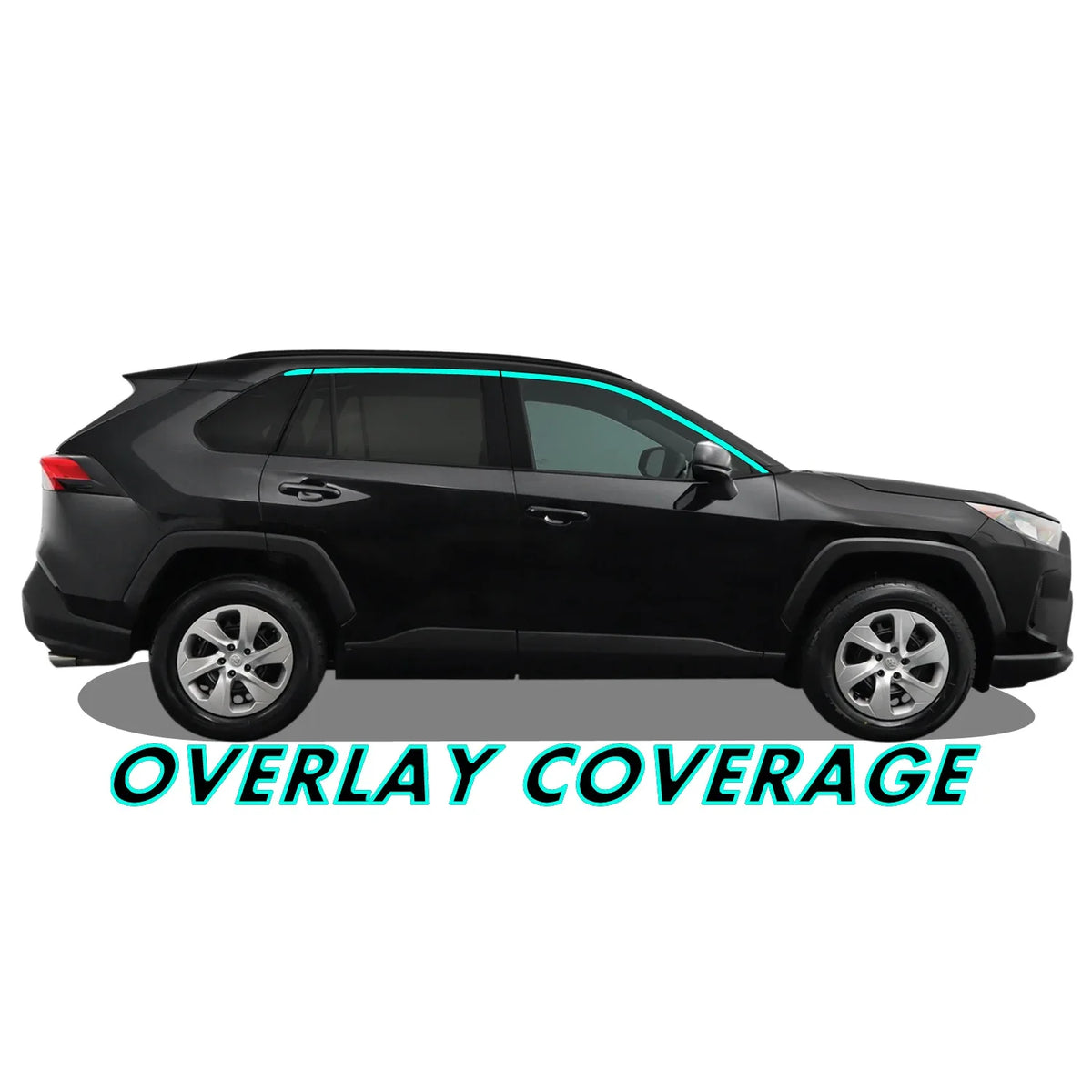 2019-2023 Toyota RAV4 | Window Trim Chrome Delete PreCut Vinyl Wrap ...
