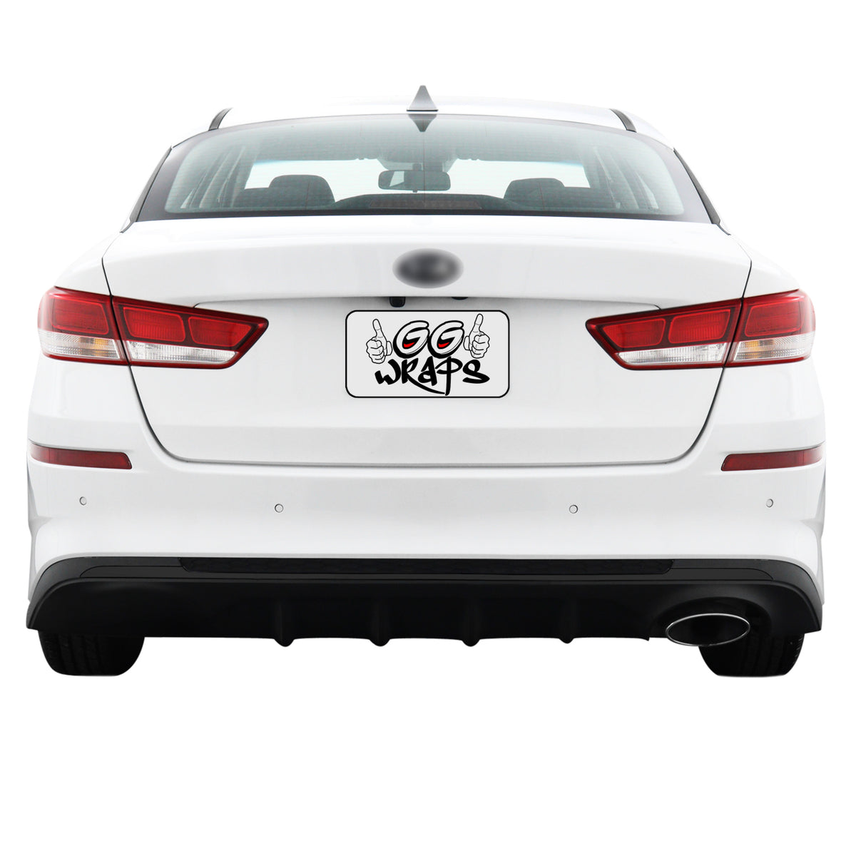 2019-2020 Kia Optima | Rear Bumper Diffuser Trim Chrome Delete PreCut ...