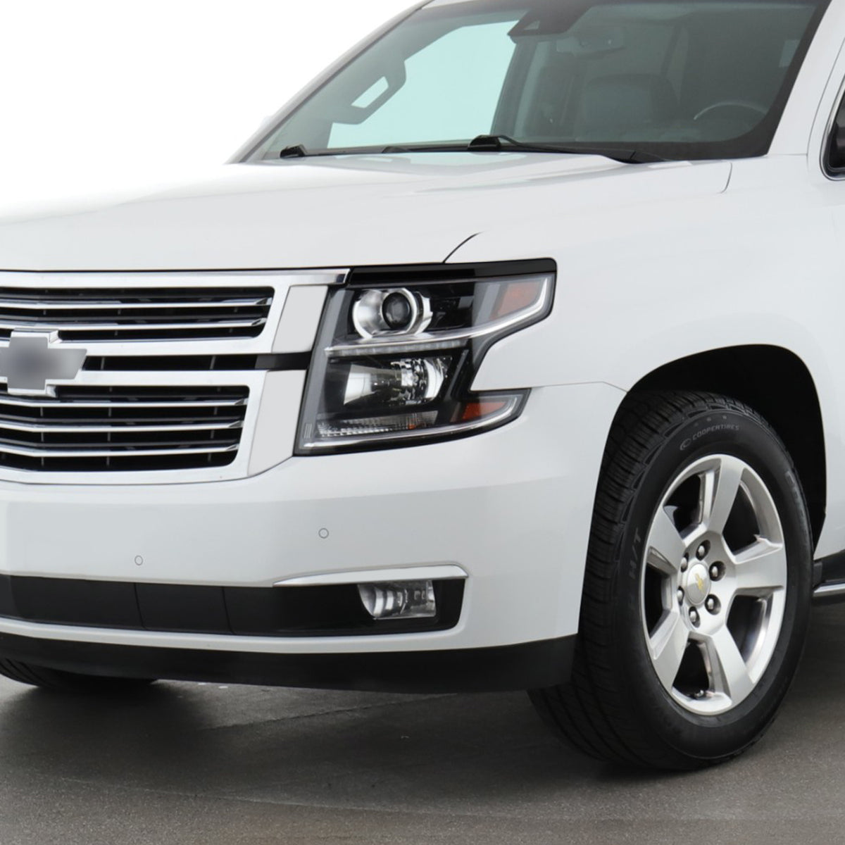 2015-2020 Chevrolet Tahoe | Headlight Trim Chrome Delete PreCut Vinyl ...