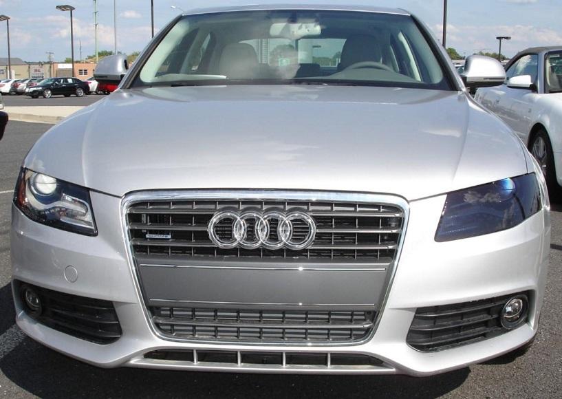 2009 2012 Audi A4 S4 Headlight Precut Tint Overlays 20 Dark Smoke