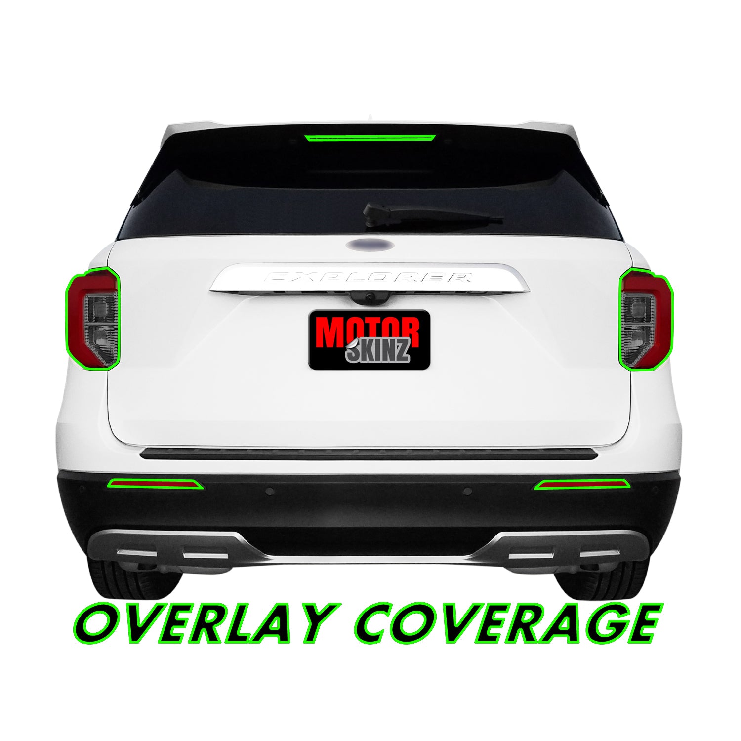 2020 2023 Ford Explorer Tail Light PreCut Tint Overlays SlickMod