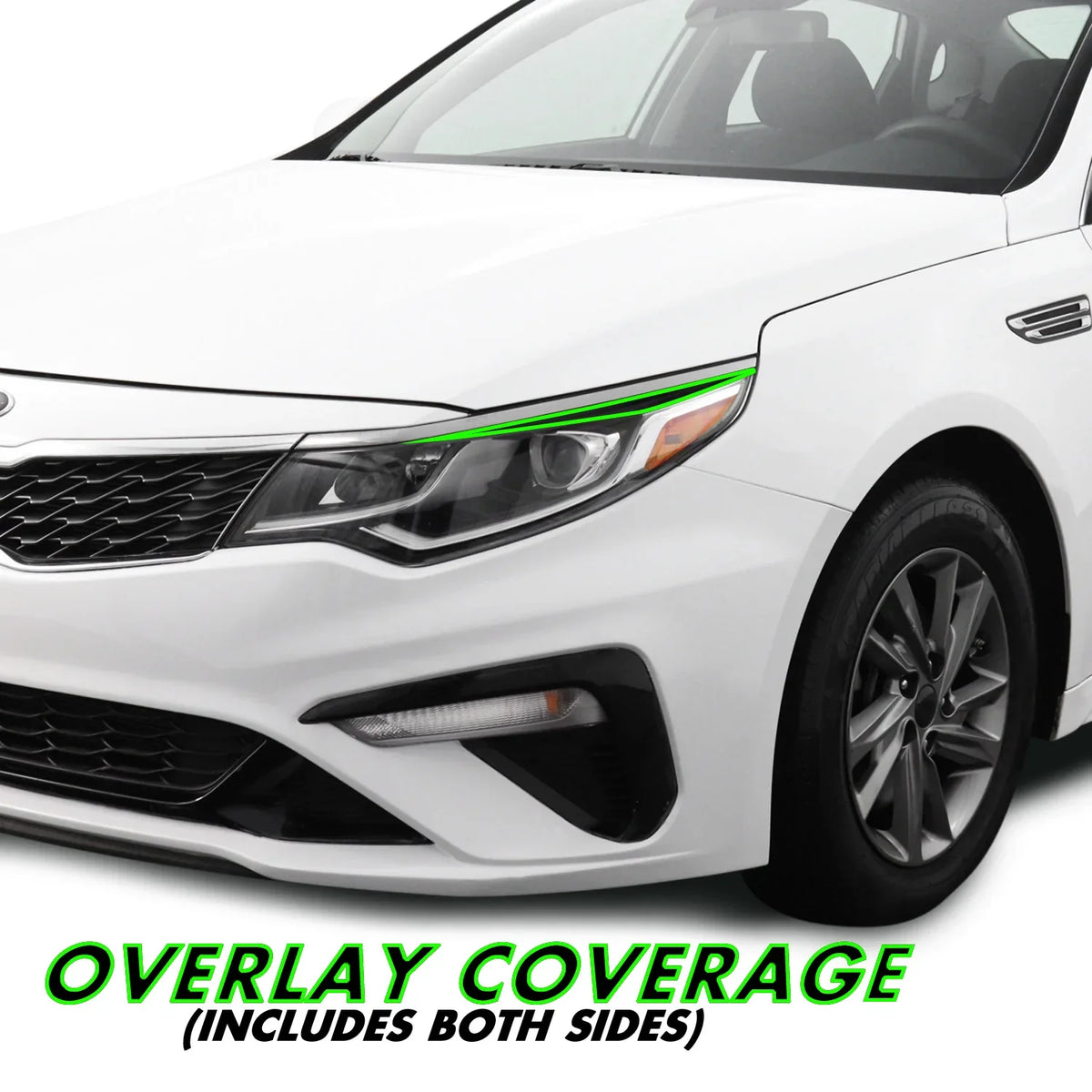 2016-2020 Kia Optima | Headlight Eyelid PreCut Vinyl Overlays – SlickMod