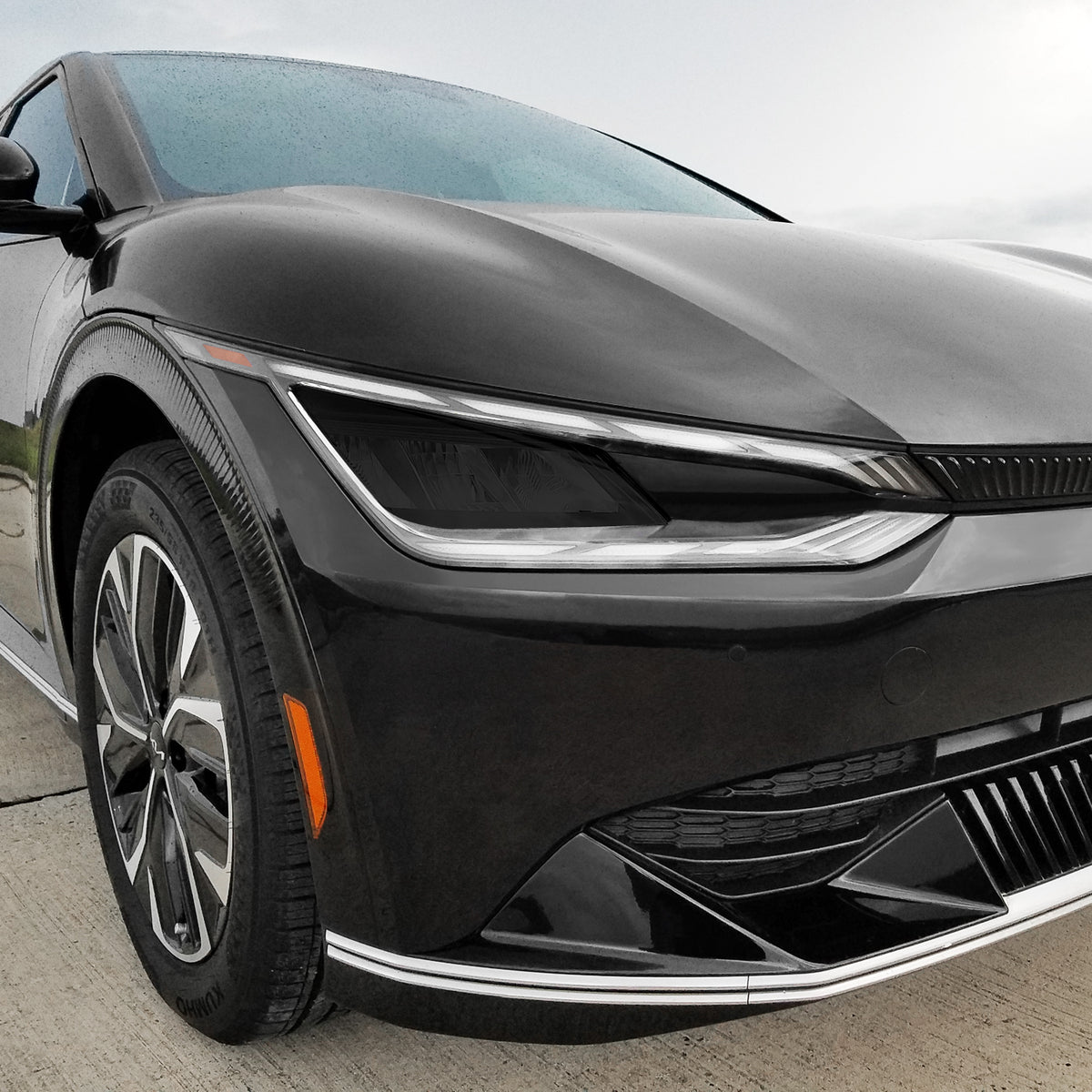 2022-2023 Kia EV6 | Headlight Cutout PreCut Tint Overlays – SlickMod