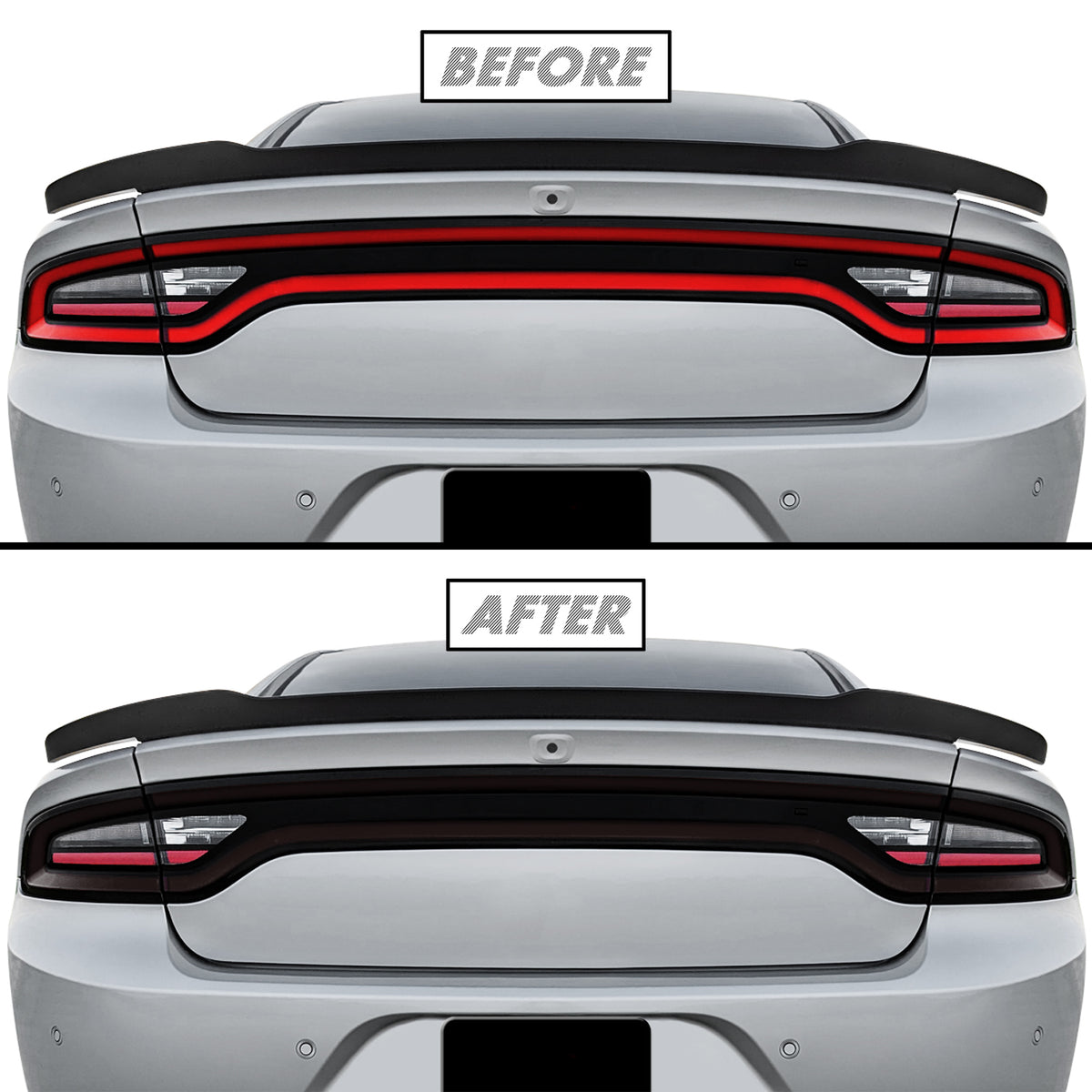 2015-2022 Dodge Charger | Tail Light Cutout PreCut Tint Overlays – SlickMod